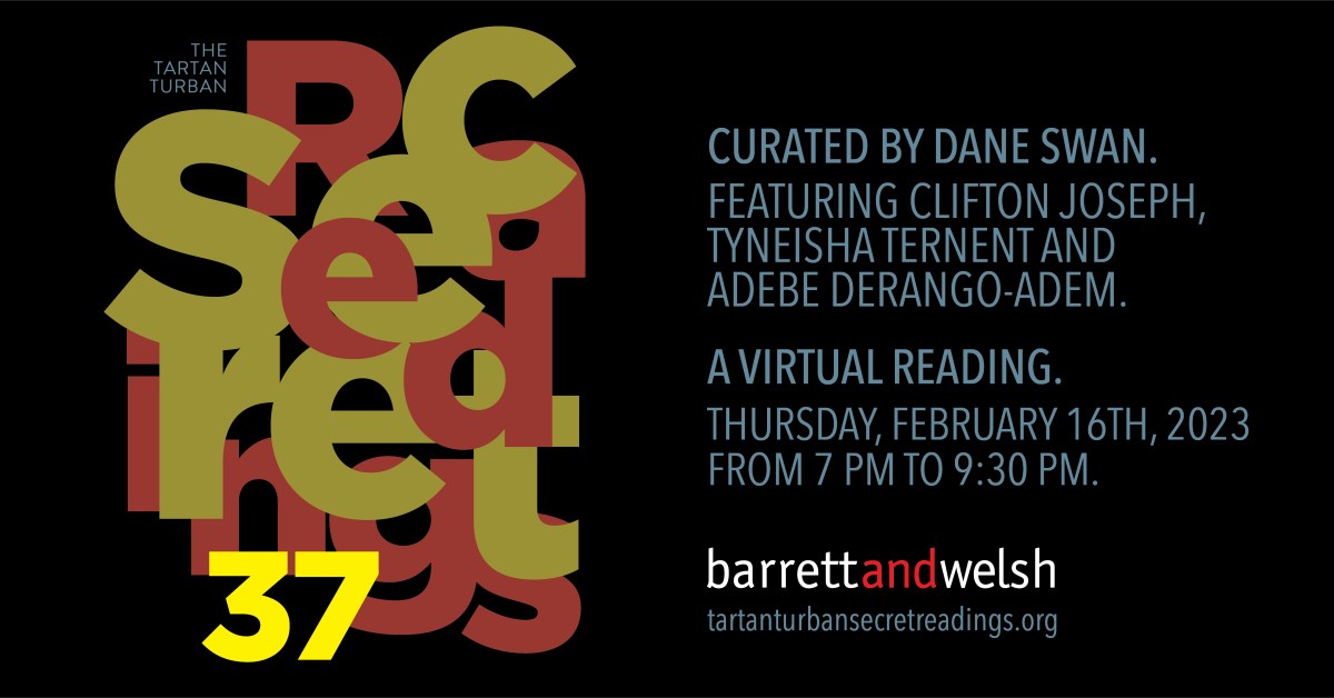 Tartan Turban Secret Readings #37 – The Tartan Turban Secret Readings